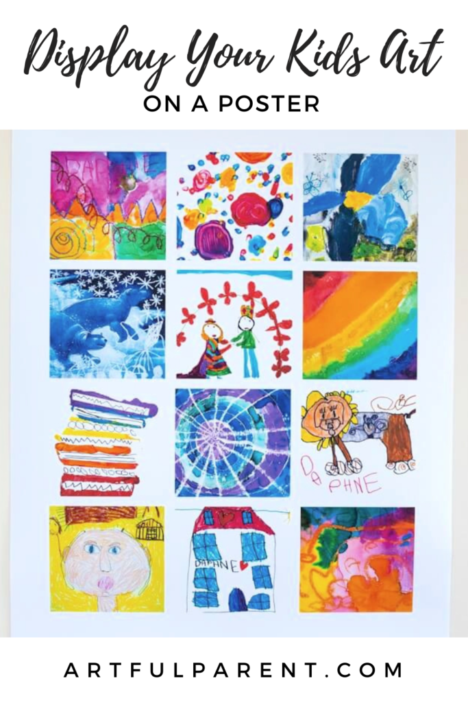 Display Kids' Artwork on a Poster