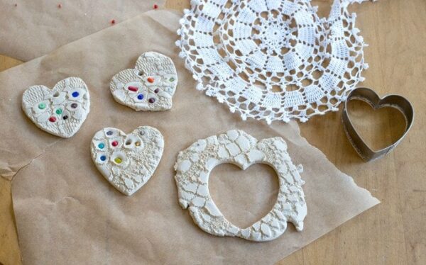 How to Make Clay Hearts with Air Dry Clay