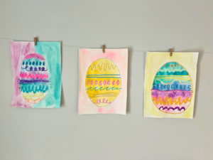 How to Make Easter Egg Drawings for Kids