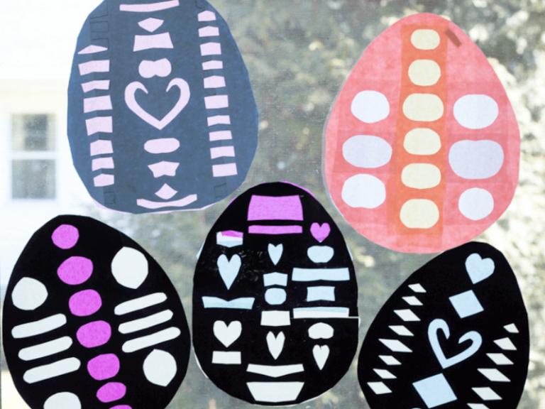 How to Make Stained Glass Easter Eggs