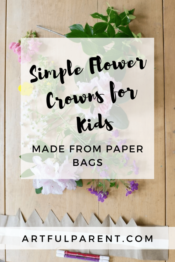 How to Make Paper Flower Crowns for Kids