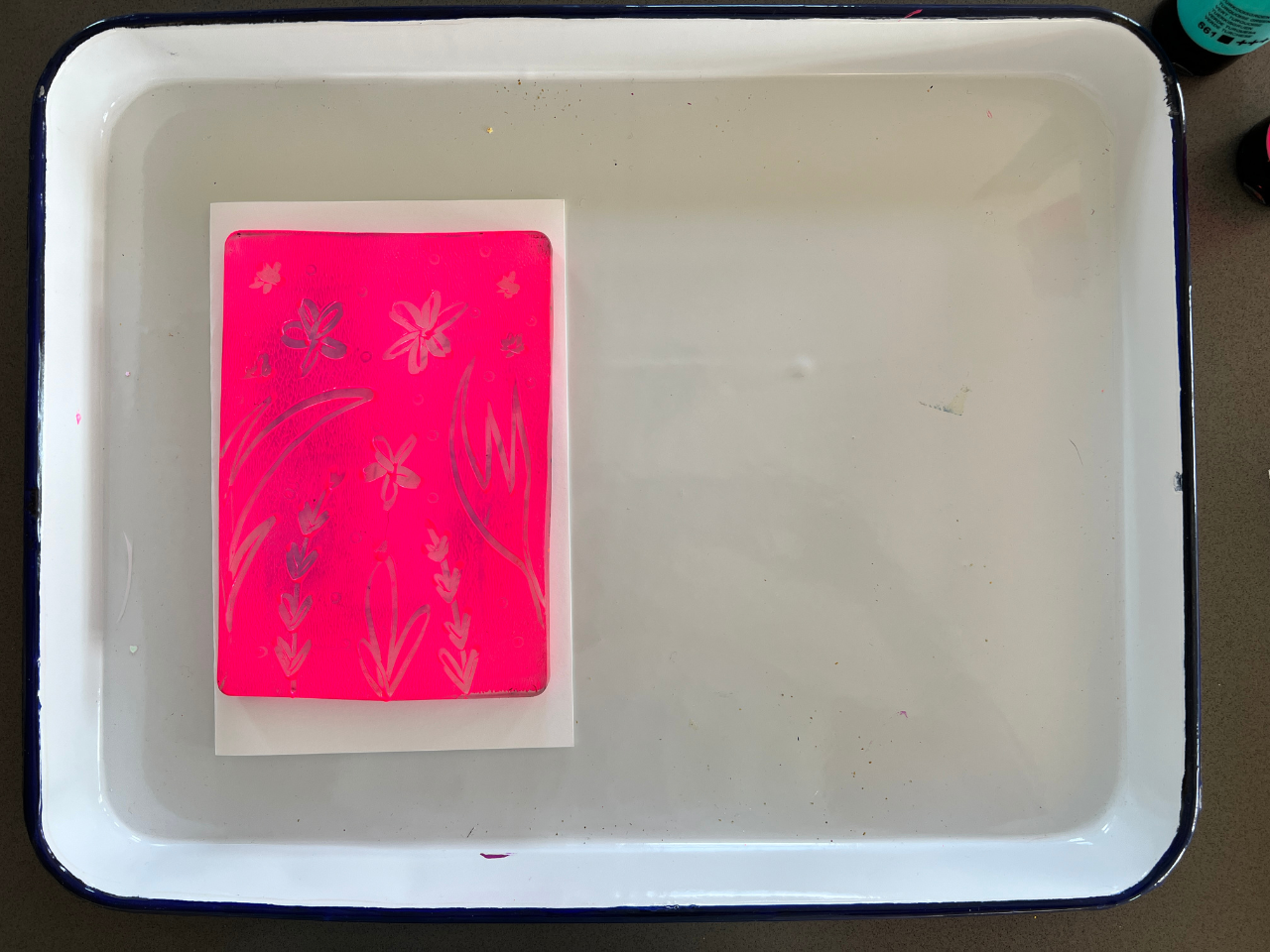 Easy Gelatin Printmaking for Kids