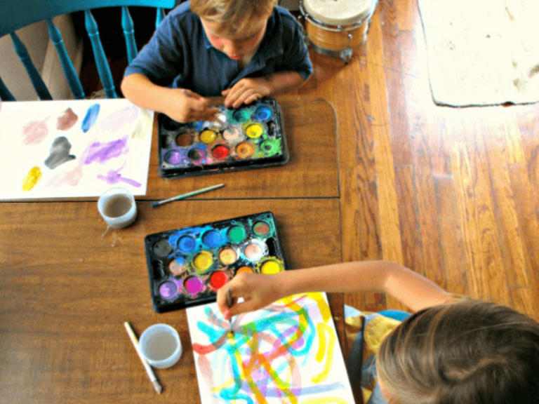 Music as an Art Prompt (A Music Activity for Kids)