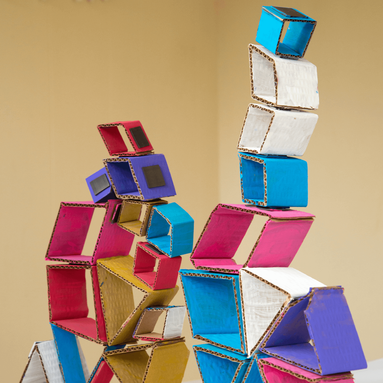 How To Make Your Own Magnetic Building Set With Cardboard