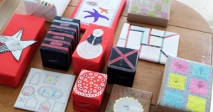 Make Your Own Gift Wrap with Office Supplies - Creative Ideas!