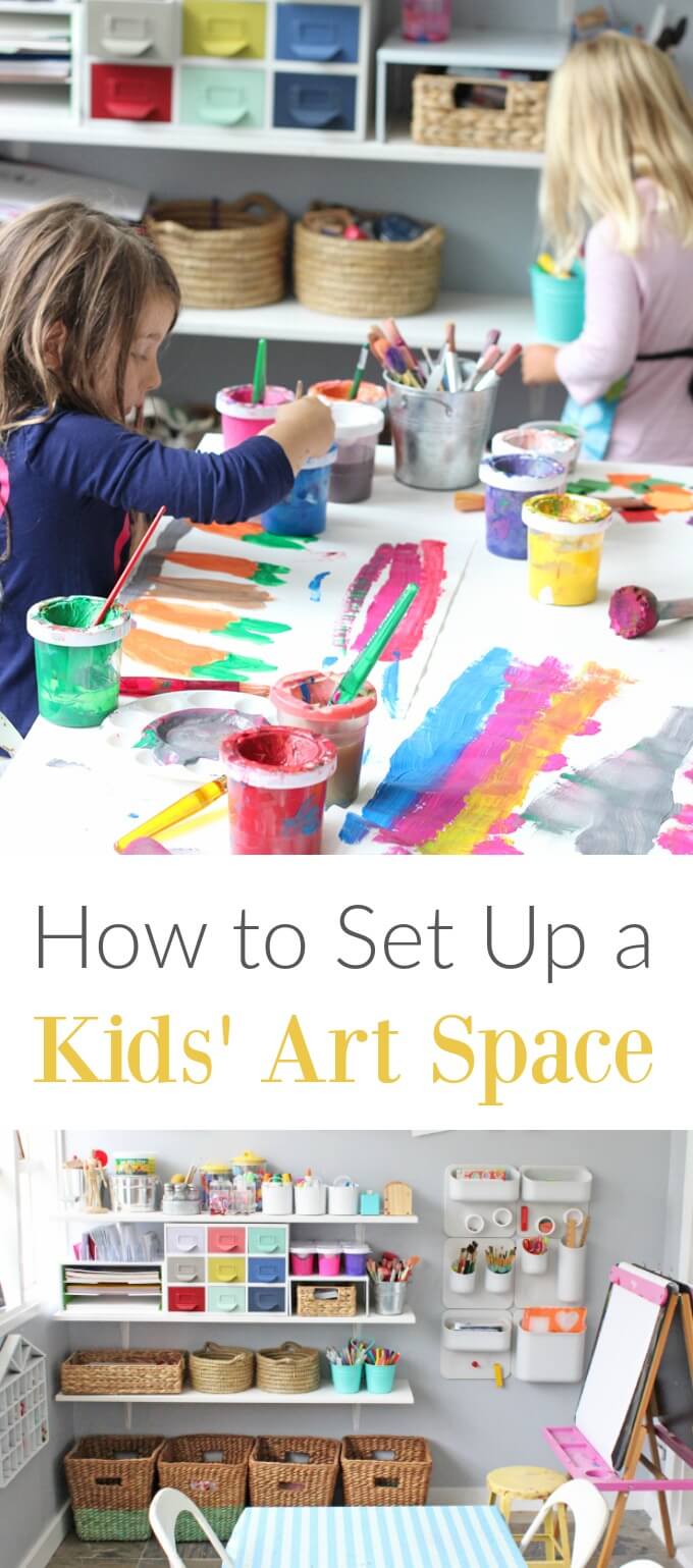 Kids Art Space - How to Set One Up That Builds Creative Confidence