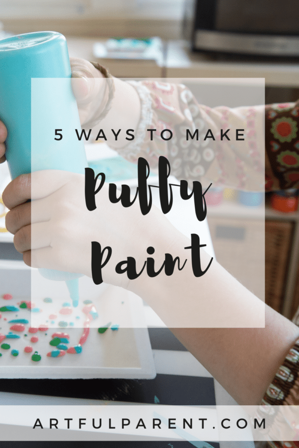 5 Puffy Paint Ideas for Kids