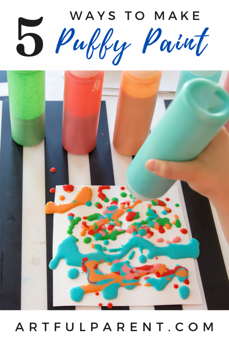 5 Puffy Paint Ideas for Kids