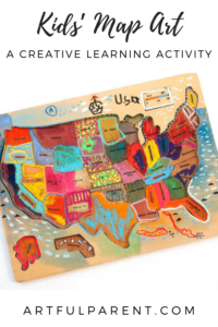 Kids' Map Art: A Creative Geography Activity