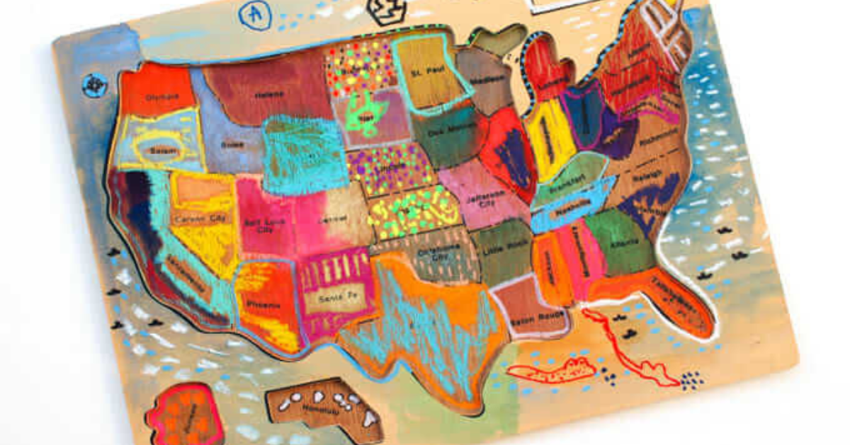 Kids' Map Art: A Creative Geography Activity