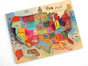Kids' Map Art: A Creative Geography Activity