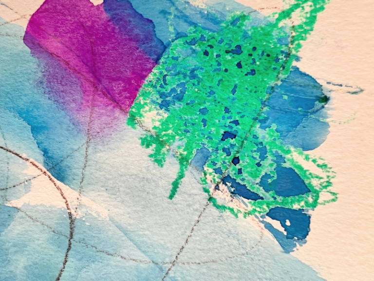 How to Do Watercolor Resist Crayon Art