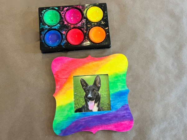 How to Make a Painted Frame Gift