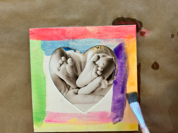 How to Make a Painted Frame Gift