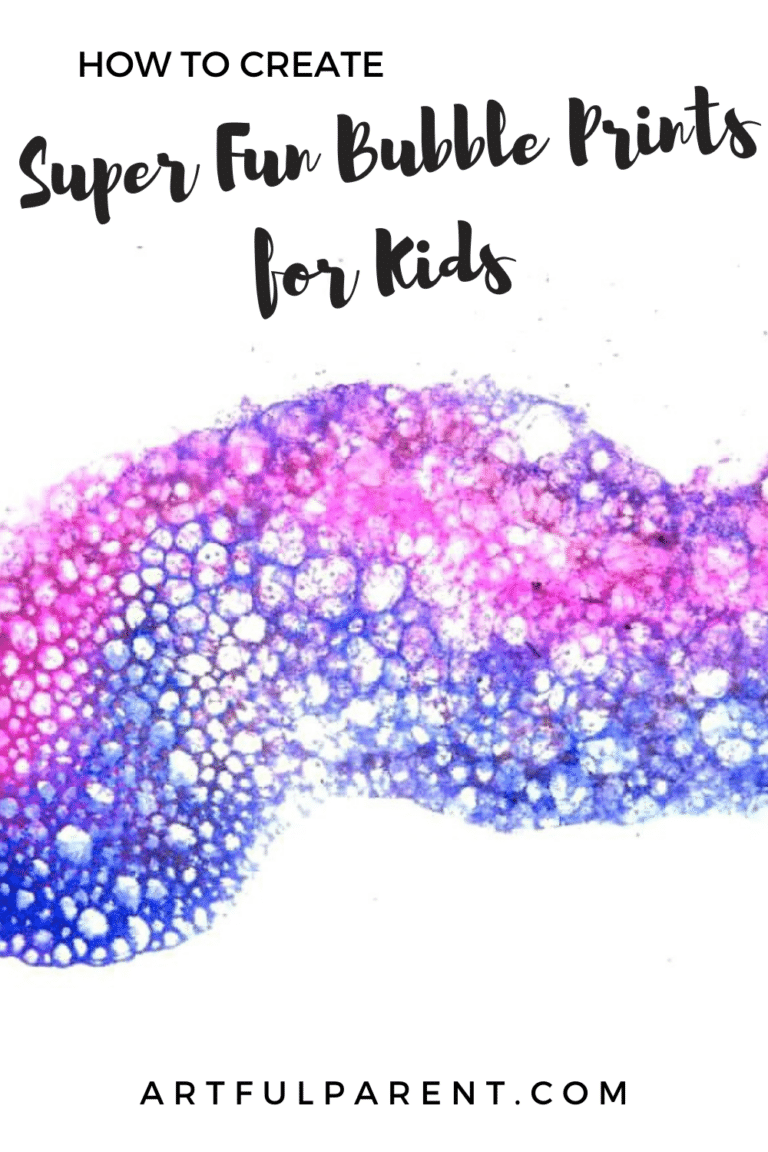 How to Create Super Fun Bubble Prints for Kids This Summer