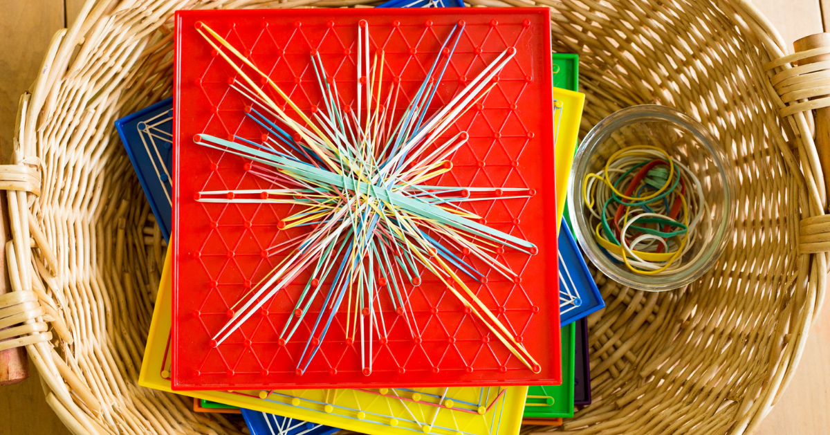 Geoboard Art and Design for Kids