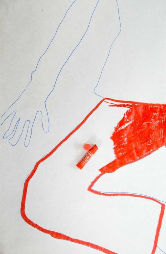 Body Tracing Art - A Great Way for Kids to Make Self Portraits!