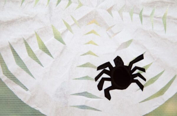 How to Make a Coffee Filter Spiderweb Craft