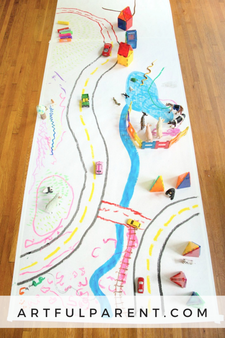 How to Make a DIY Play Mat for Kids Pretend Play
