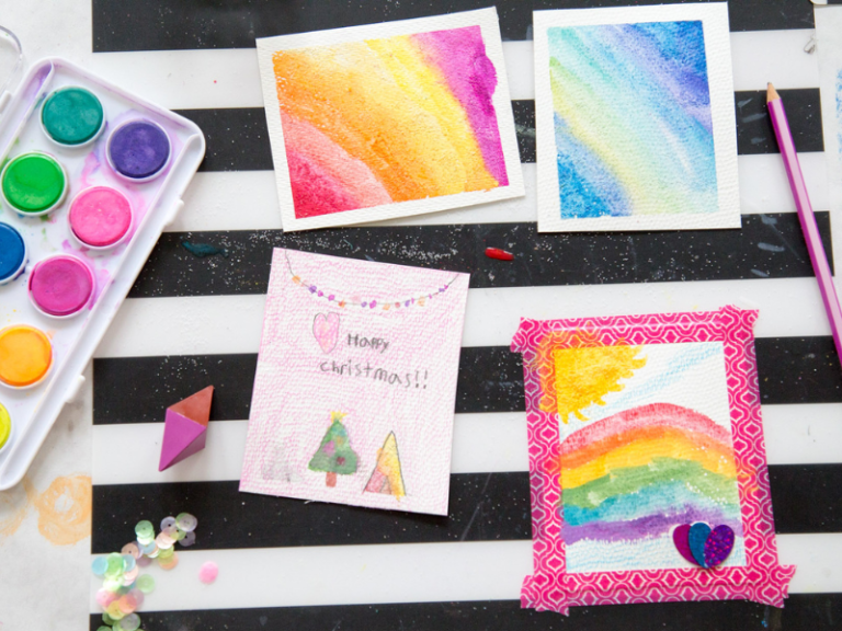 6 Christmas Card Ideas for Kids