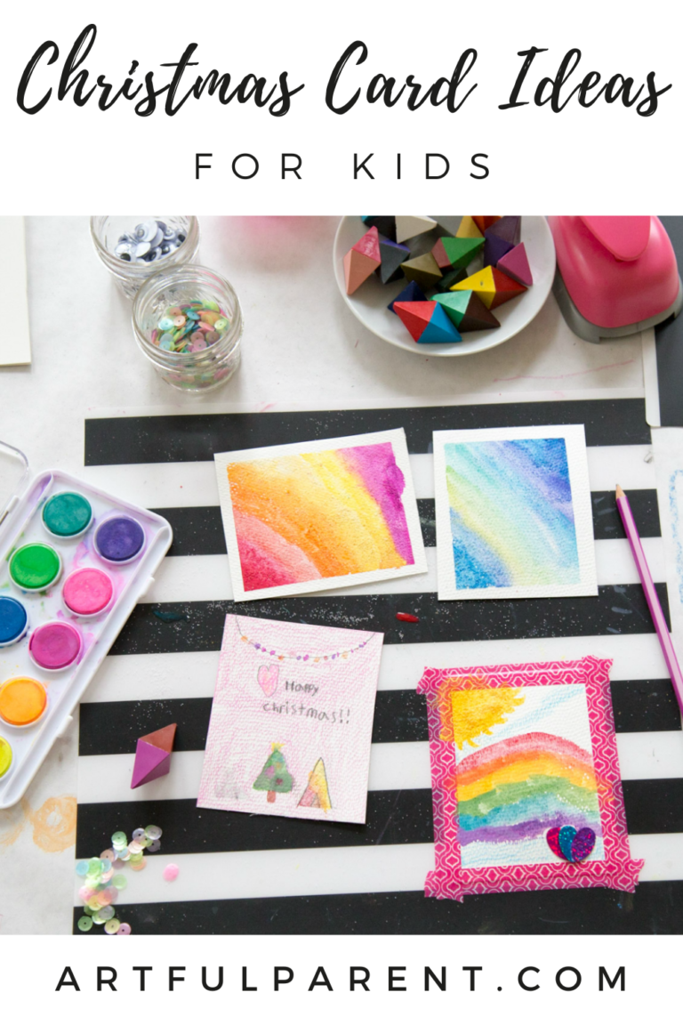 6 Christmas Card Ideas for Kids