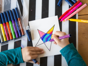 How to Draw Tangle Star Art