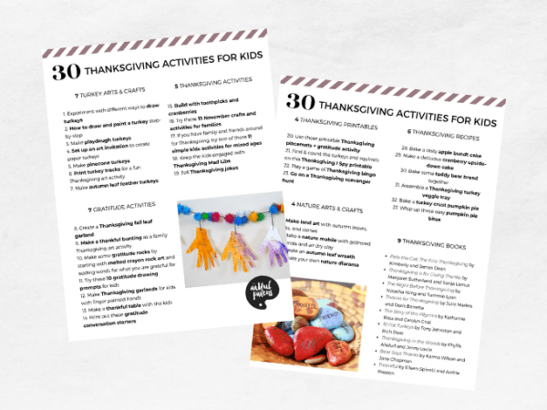 30+ Thanksgiving Activities for Kids (Crafts, Games, and More)