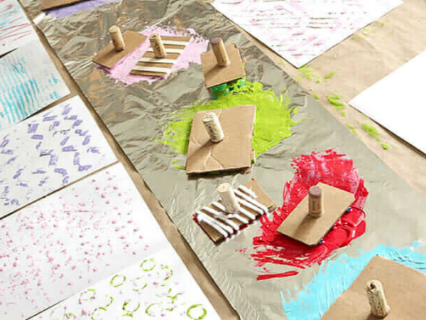 How to Make Your Own Stamps with Cardboard