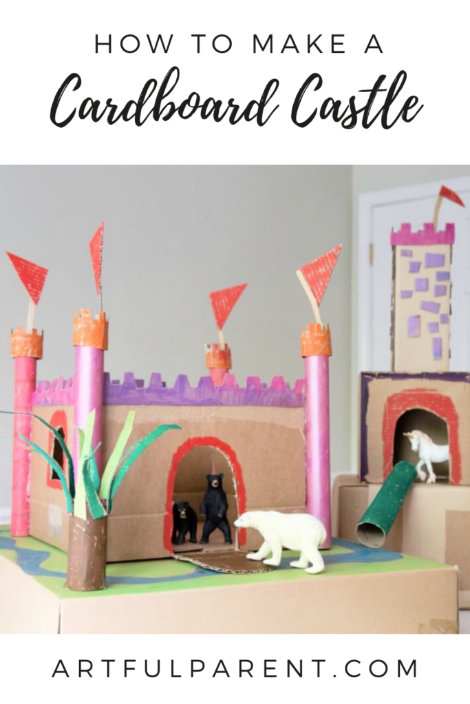How to Make a Cardboard Castle for Pretend Play