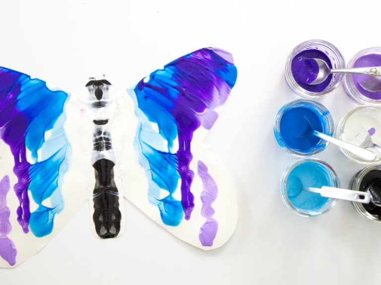 How to Paint Butterflies for Kids