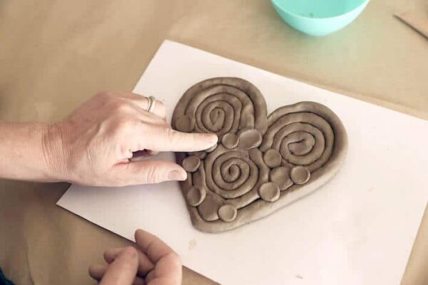 How to Make Clay Coil Hearts