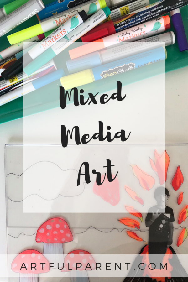 Dream Worlds: Imaginative Mixed Media Art for Kids