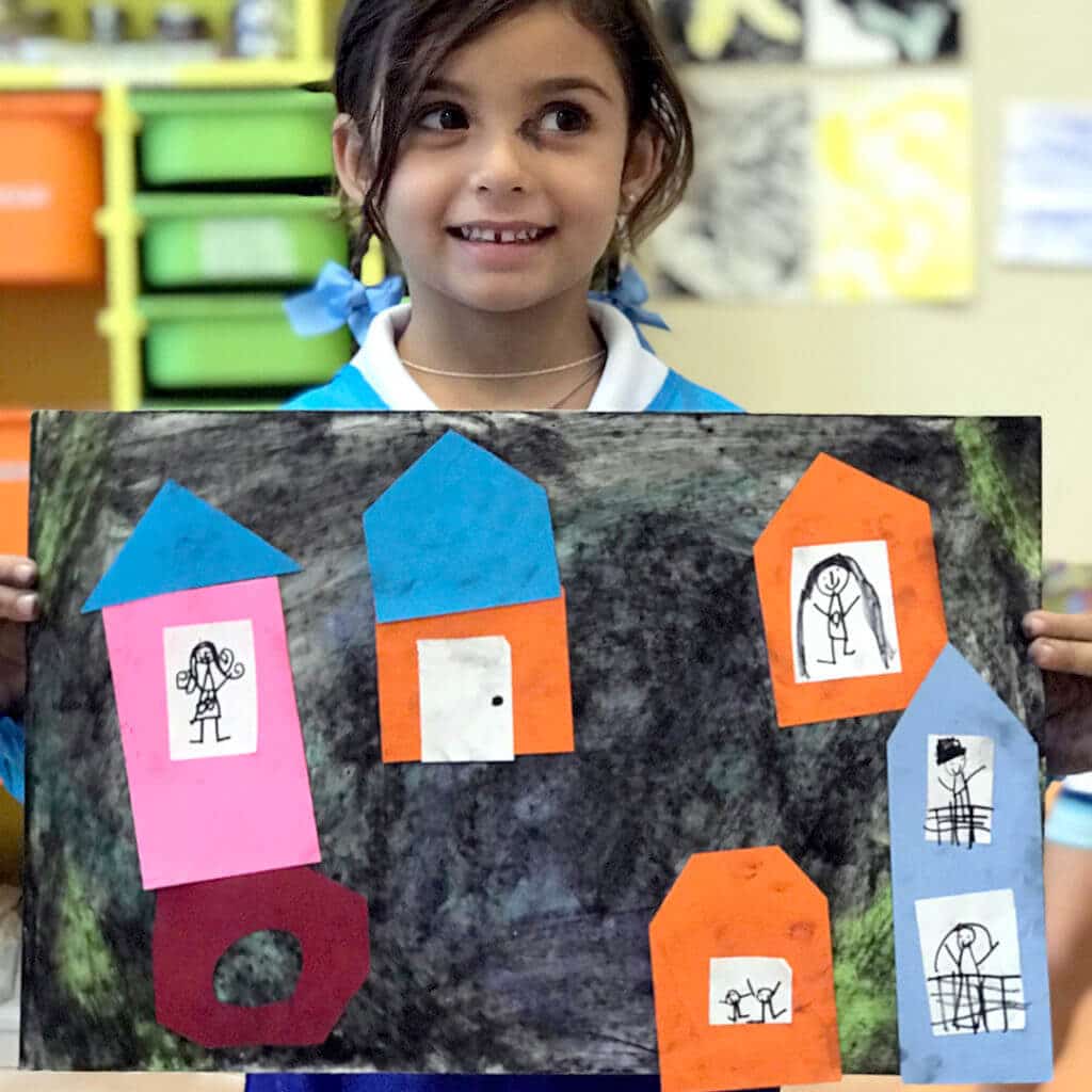 Paul Klee Art for Kids – Collaging Colorful Cities