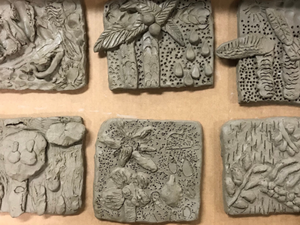 How to Create Colorful Clay Relief Tiles for Kids