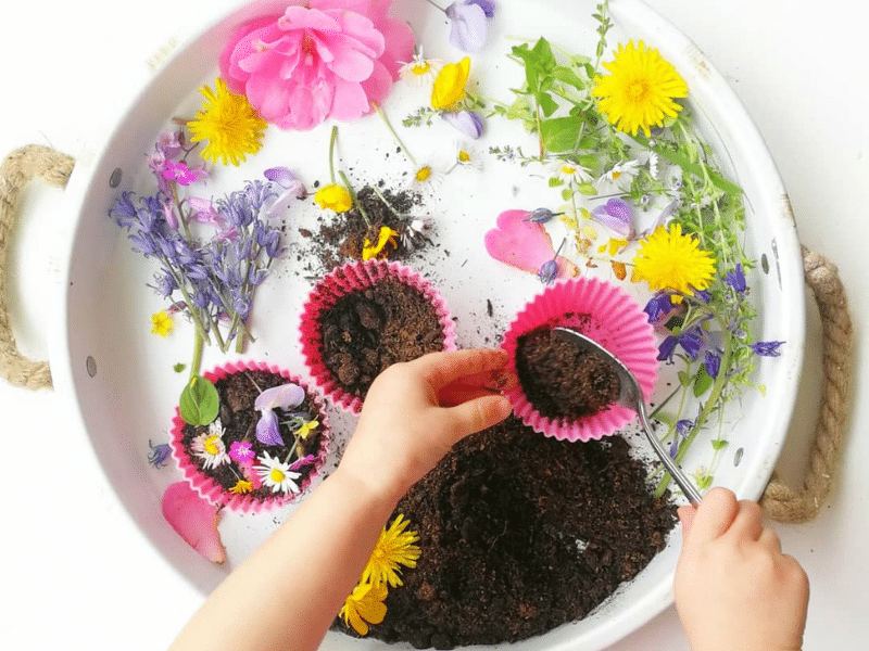 5 Nature Based Play Ideas for Toddlers & Preschoolers