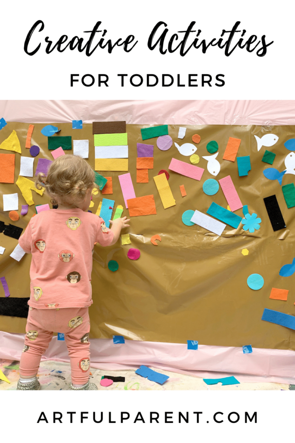 5 Low Mess Creative Activities for Toddlers