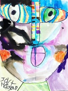 How to Draw Abstract Self Portraits for Kids