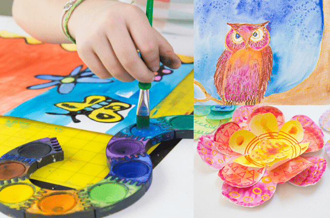 12 Awesome Watercolor Art Activities for Kids (with a Printable Guide!)