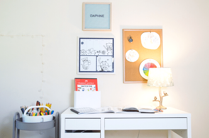 7 Steps to Setting up the Best Kids Homework Station for School at Home