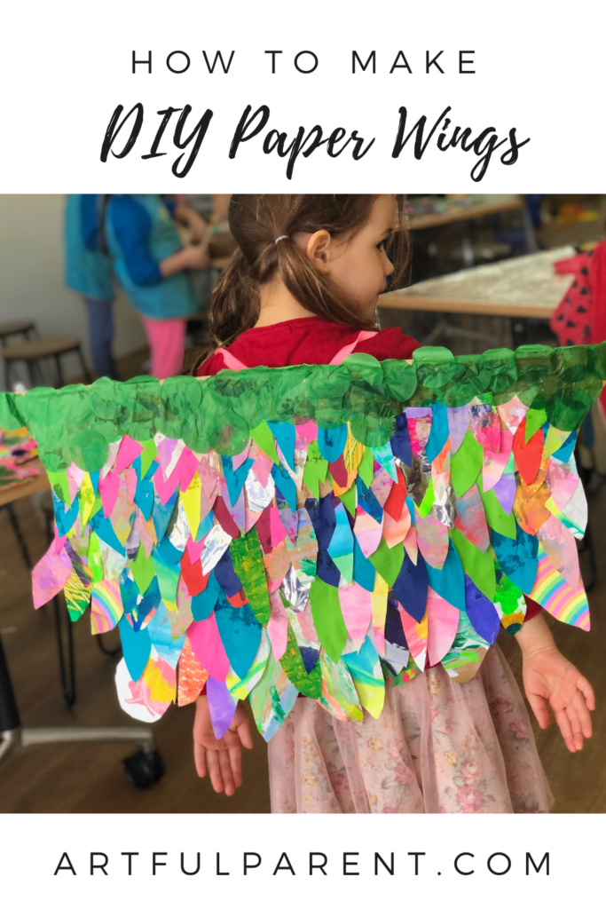 How to Make DIY Paper Wings for Kids