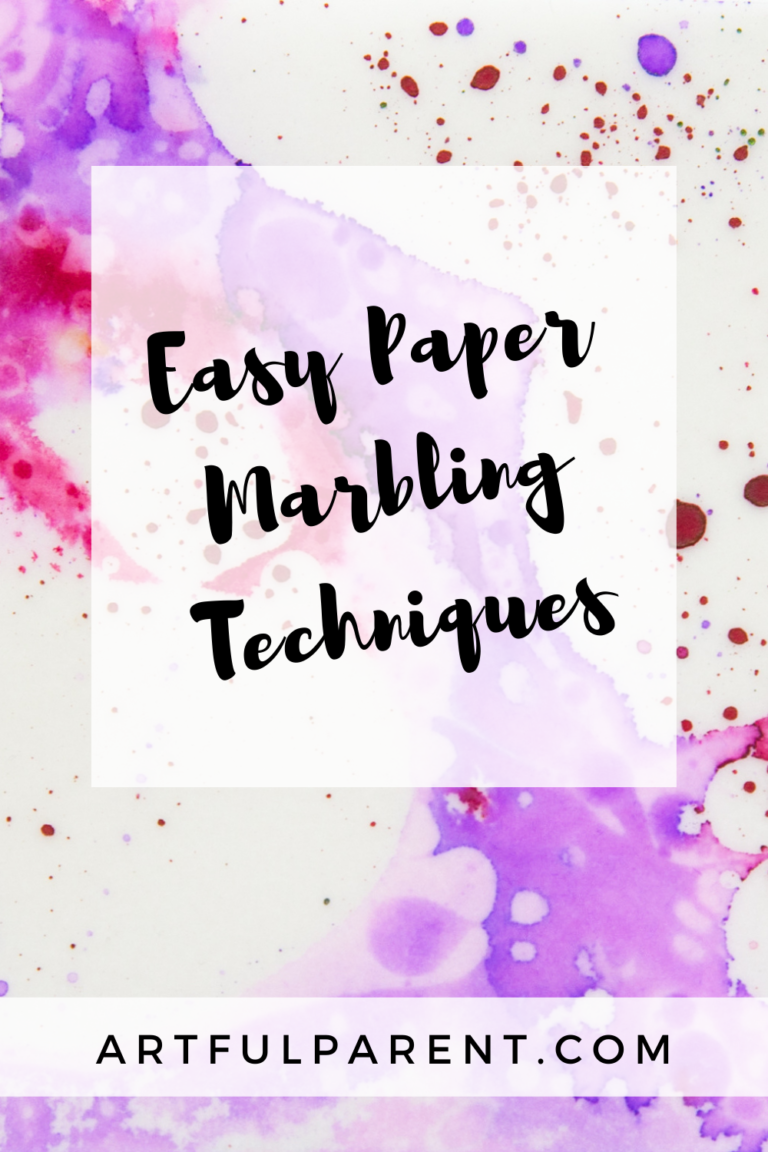 6 Easy Paper Marbling Techniques