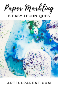 6 Easy Paper Marbling Techniques