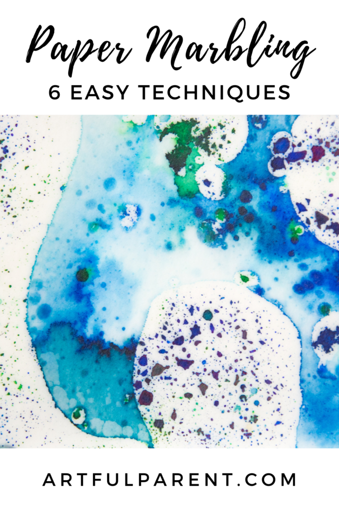 6 Easy Paper Marbling Techniques
