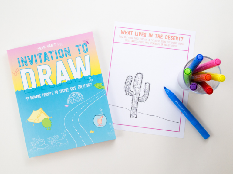 Invitation to Draw: 99 Drawing Prompts to Inspire Kids Creativity