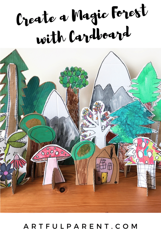 Easy Cardboard Art: How to Create a Magic Forest