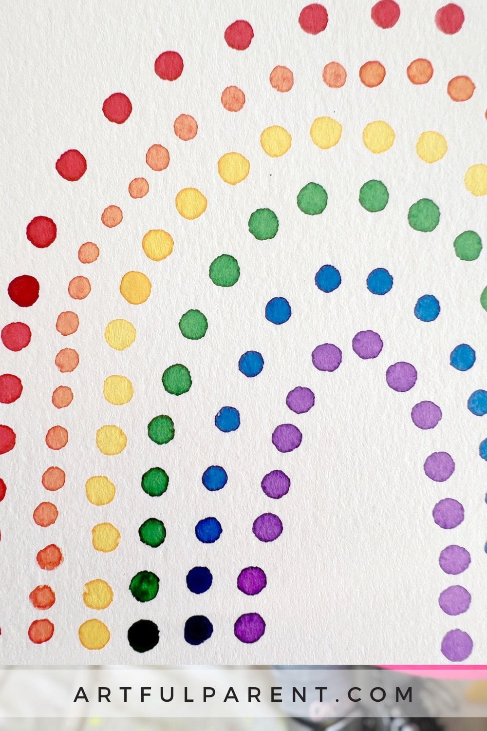 How to Do Pointillism Painting with Cotton Swabs