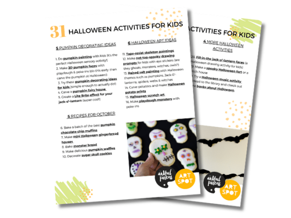 31 Days of Halloween Activities for Kids (with Free Printable!)