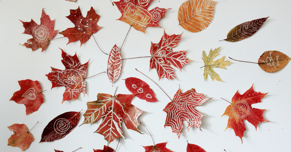 How to Preserve Fall Leaves and Create Mandala Leaf Art