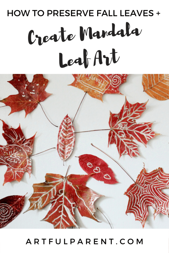 How to Preserve Fall Leaves and Create Mandala Leaf Art