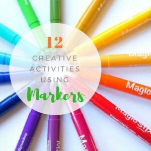 Marker Art Ideas for Kids - 12 Creative Activities to do with Markers